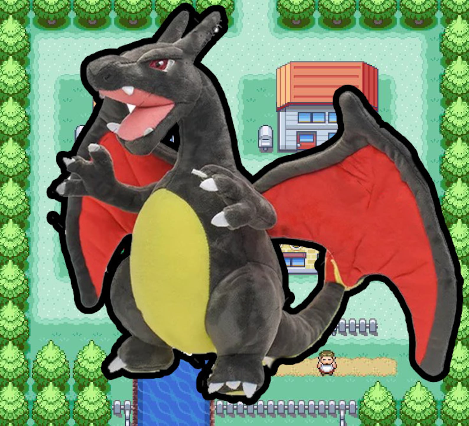 Shiny Charizard Plush Toys Charizard Soft Stuffed Animals Toy Doll Gift ...
