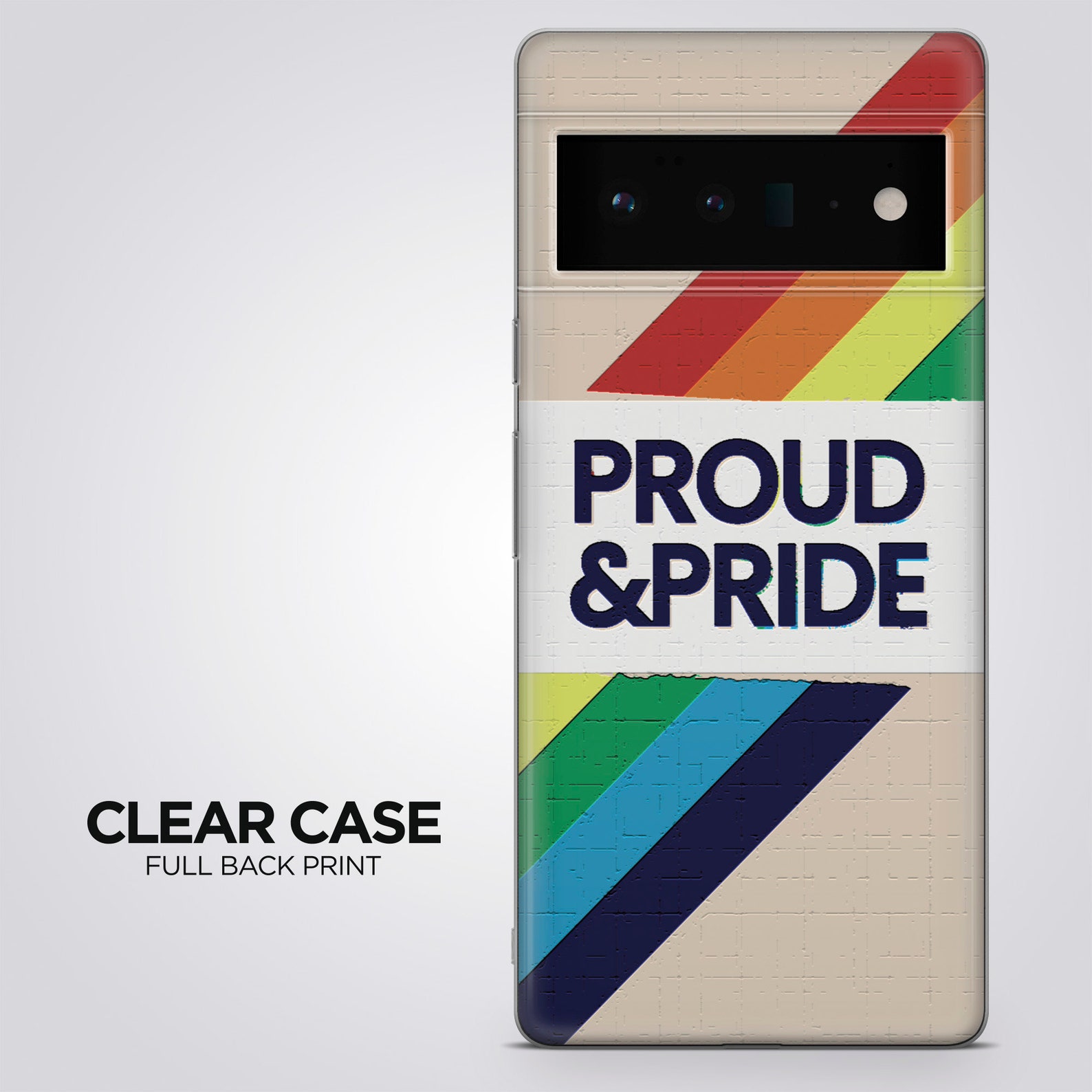 LGBT Pride Phone Case Rainbow Cover Fit for Google Pixel 10, 9, 8A, 7A ...