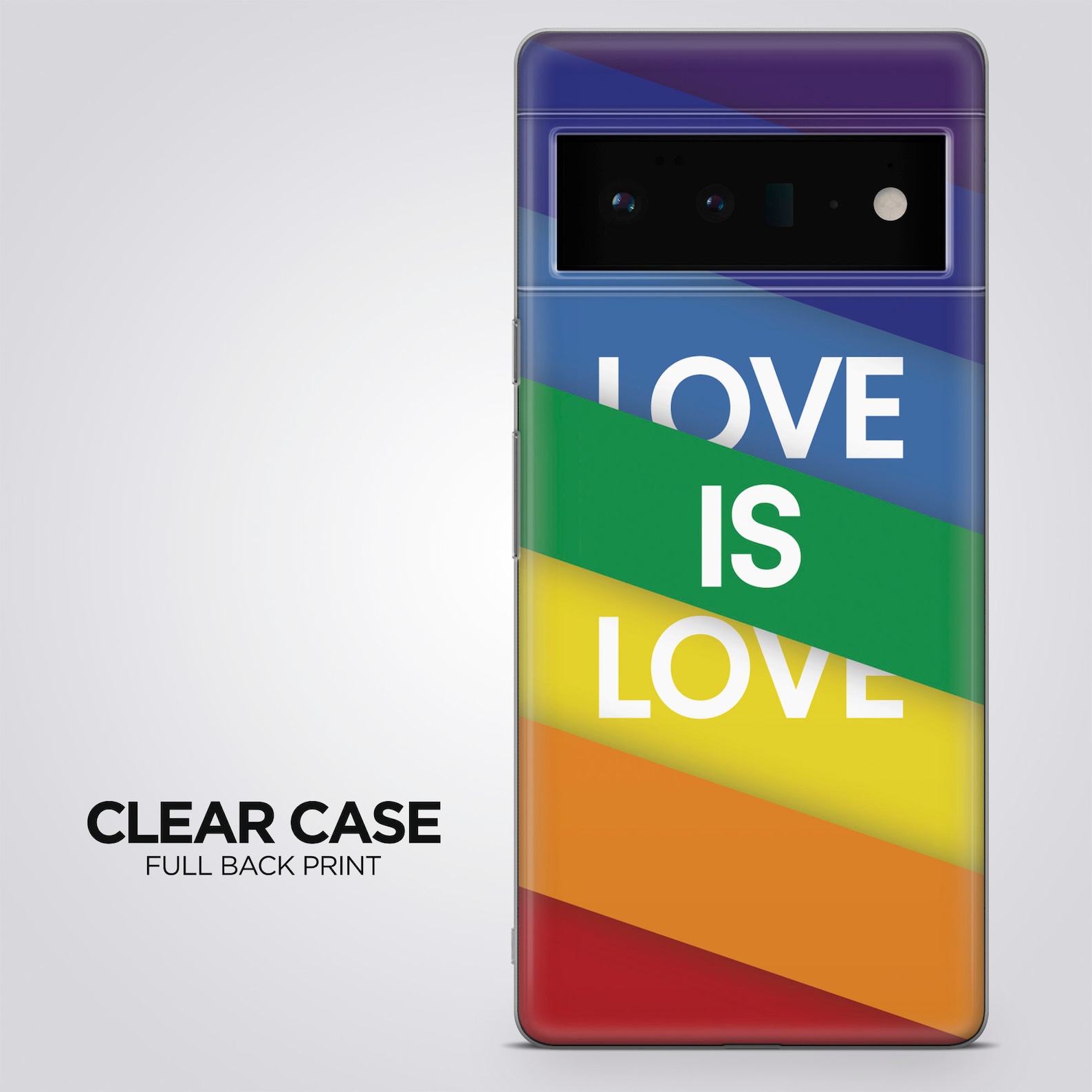 LGBT Pride Phone Case Rainbow Cover Fit for Google Pixel 10, 9, 8A, 7A ...