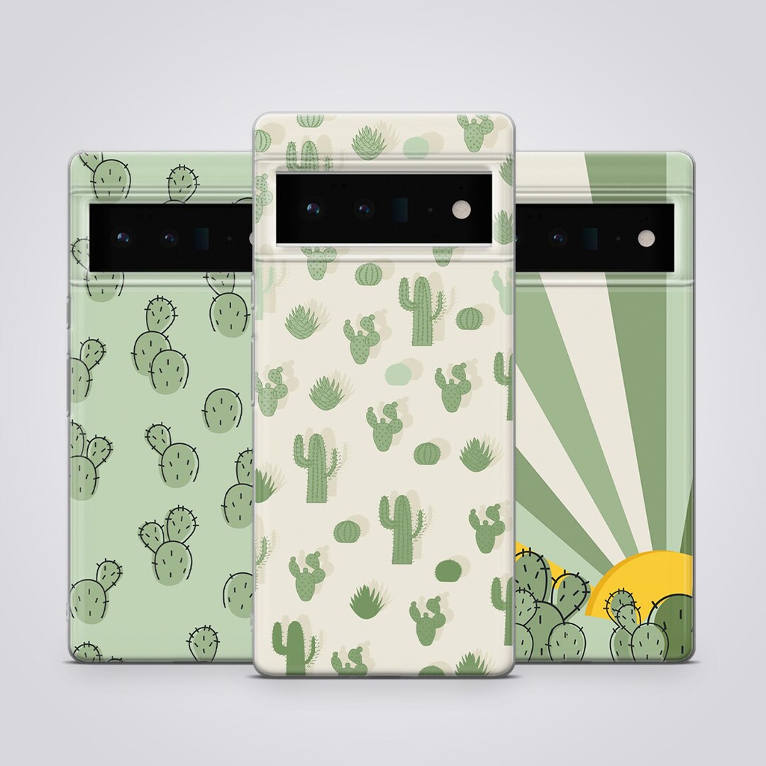Cactus Phone Case Cute Plants Cover Fit for Google Pixel 9, 8, 8A, 7A ...