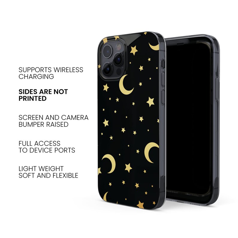Stars Phone Case Celestial Space Cover Fit for Google Pixel 8, 8A, 7A, 7, 6, iPhone 15 Pro Max ...