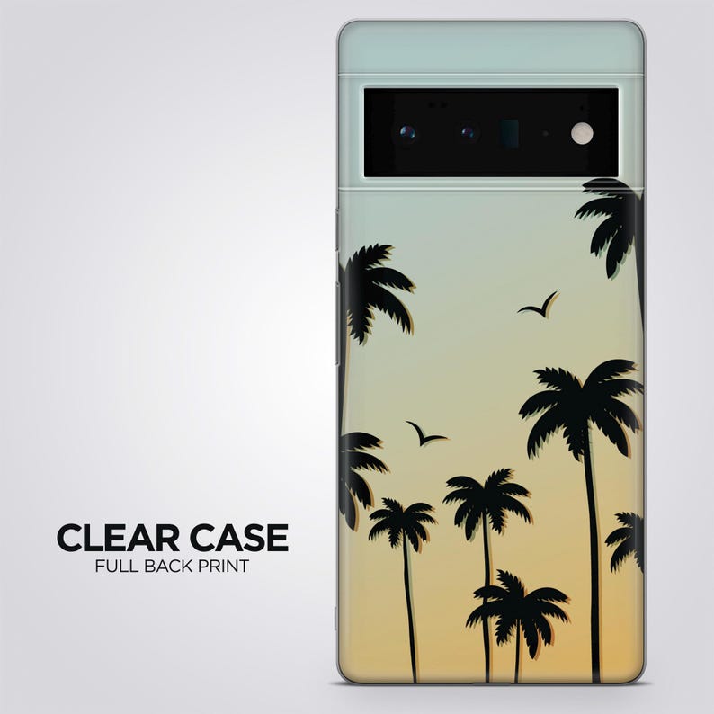 Palm Tree Phone Case Tropical Beach Cover Fit for Google Pixel 9, 8, 8A ...