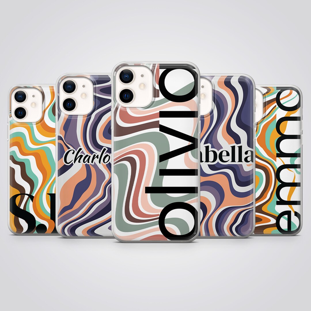 Groovy Phone Case Personalised Funky Cover Fit for iPhone 15 Pro Max ...
