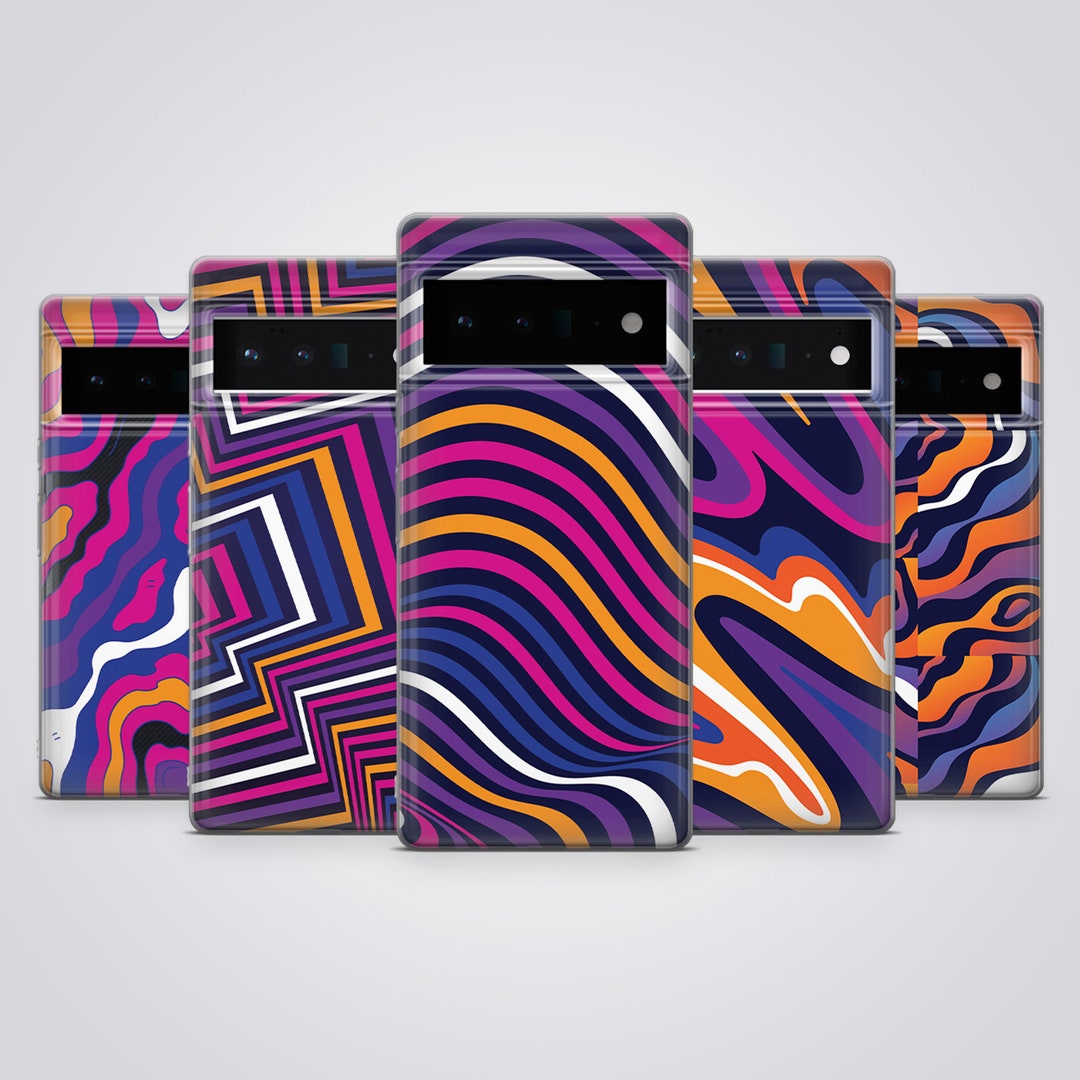 Trippy Phone Case Groovy Swirl Cover Fit for Google Pixel 10, 9, 8A, 7A ...