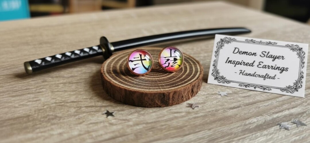 Demon Slayer Earrings Douma's Eyes Tanjiros Earrings Anime Gift Demon ...