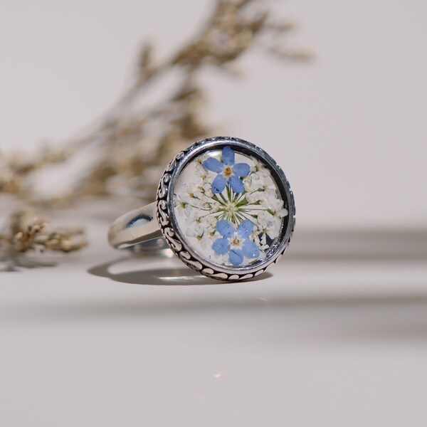 Forget Me Not Ring - Etsy