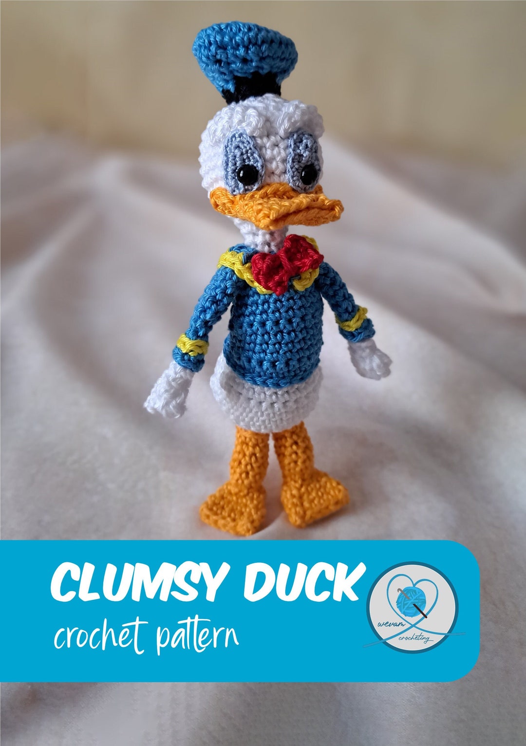Clumsy Duck Crochet Pattern - Etsy UK