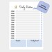 Daily Routine Chore Chart for Kids, Daily Schedule Template Editable ...