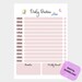 Daily Routine Chore Chart for Kids, Daily Schedule Template Editable ...