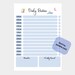Daily Routine Chore Chart for Kids, Daily Schedule Template Editable ...