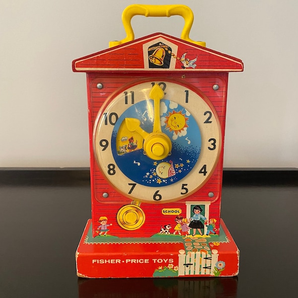 Vintage Toy Clock - Etsy