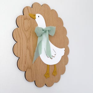 Goose Nursery Wall Art, Goose Wall Decor, Silly Goose Decor, Whimsical ...