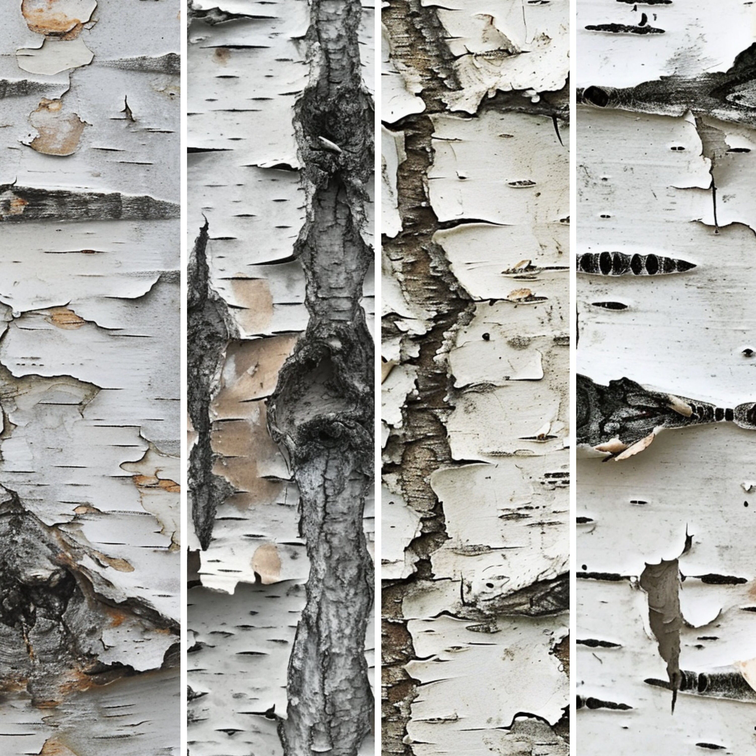 Tree Bark Digital Paper Clipart - 16 High-resolution Textures Patterns ...