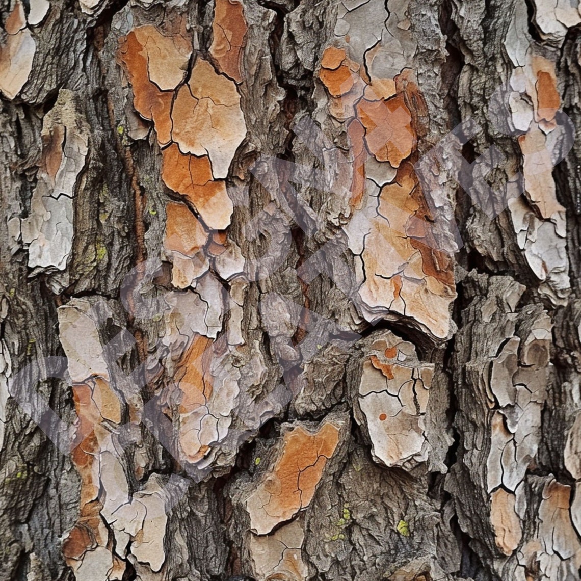 Tree Bark Digital Paper Clipart - 16 High-resolution Textures Patterns ...