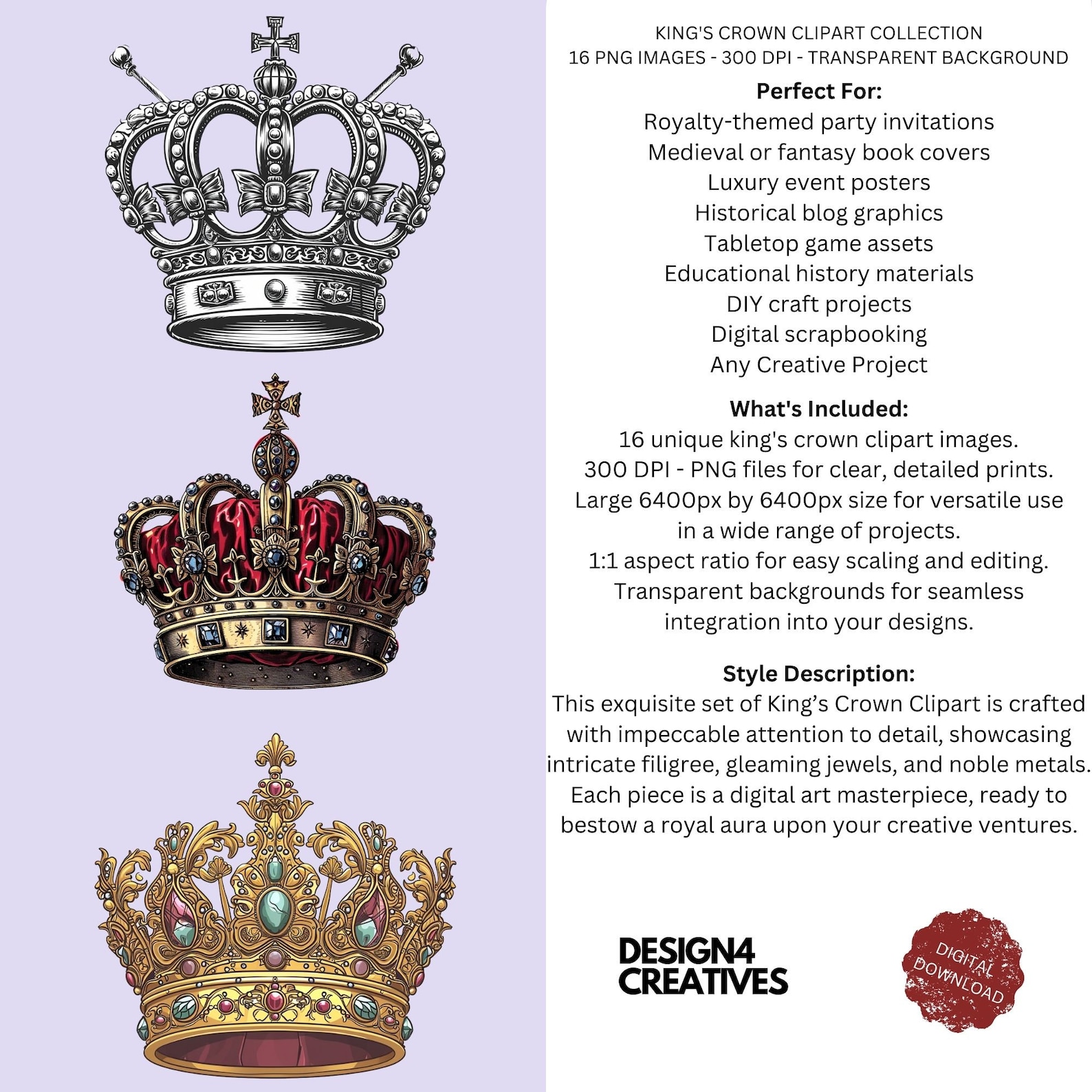 Crown Clipart - 16 King and Queen Crown PNG Images, Medieval Crown ...