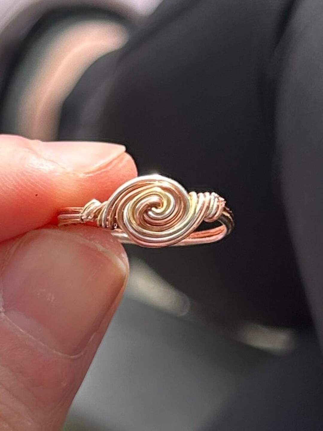Hurricane Ring (tri-color) - Etsy