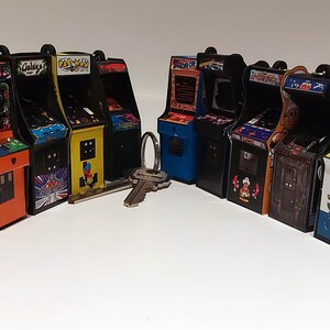 Donkey Kong Keychain Reproduction Arcade Game Video Game Arcade Cabinet ...