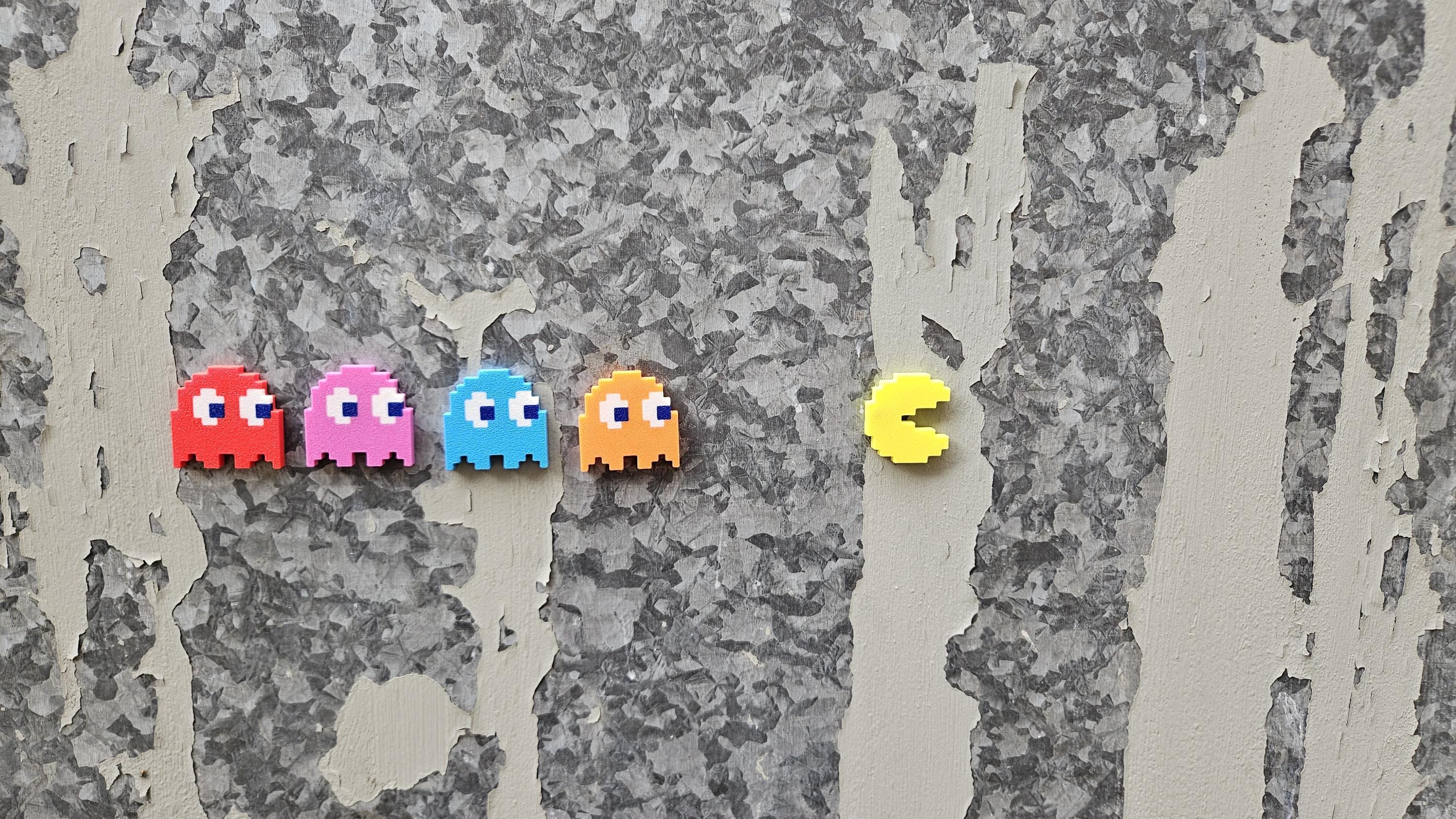 Pacman Magnet Pack, One of the Most Iconic Video Games of the 80s. - Etsy