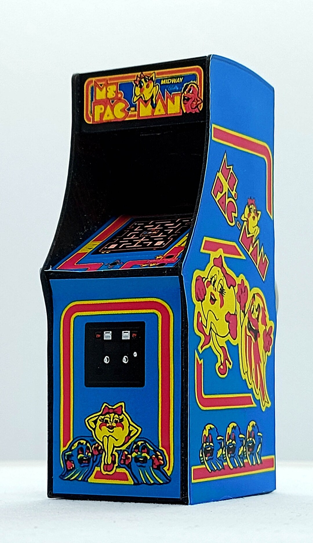 Ms.pacman Keychain Reproduction Arcade Game Video Game Game Arcade ...