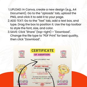 Labubu Certificate Template: Customizable Achievement Award (digital ...
