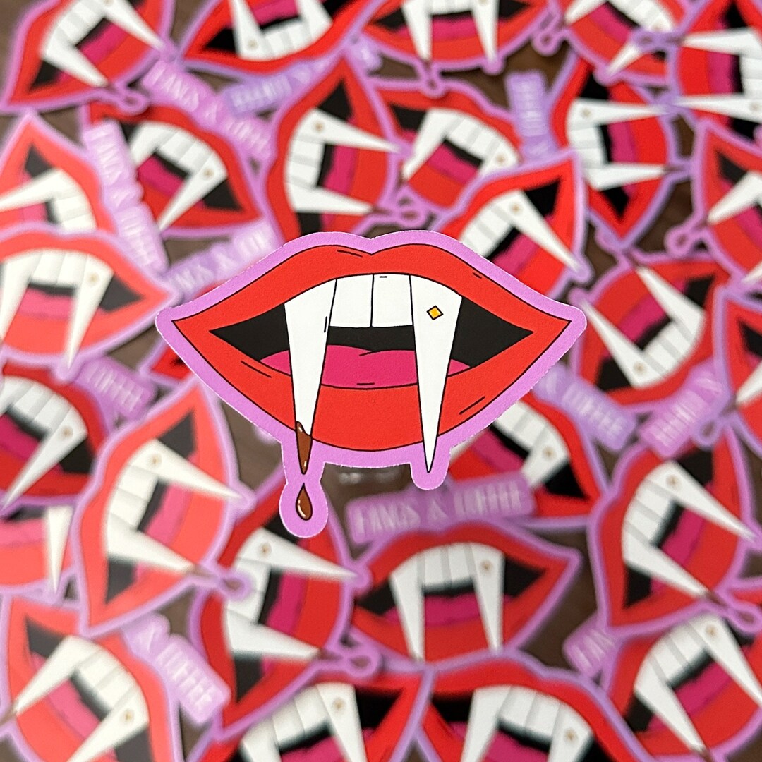 Vampire Sticker | Vampire Cutie Sticker | Blood Sucker Sticker ...