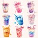 Kawaii Drinks Clipart Pack , Drink Clipart , Cute Drinks Png , Kawaii ...