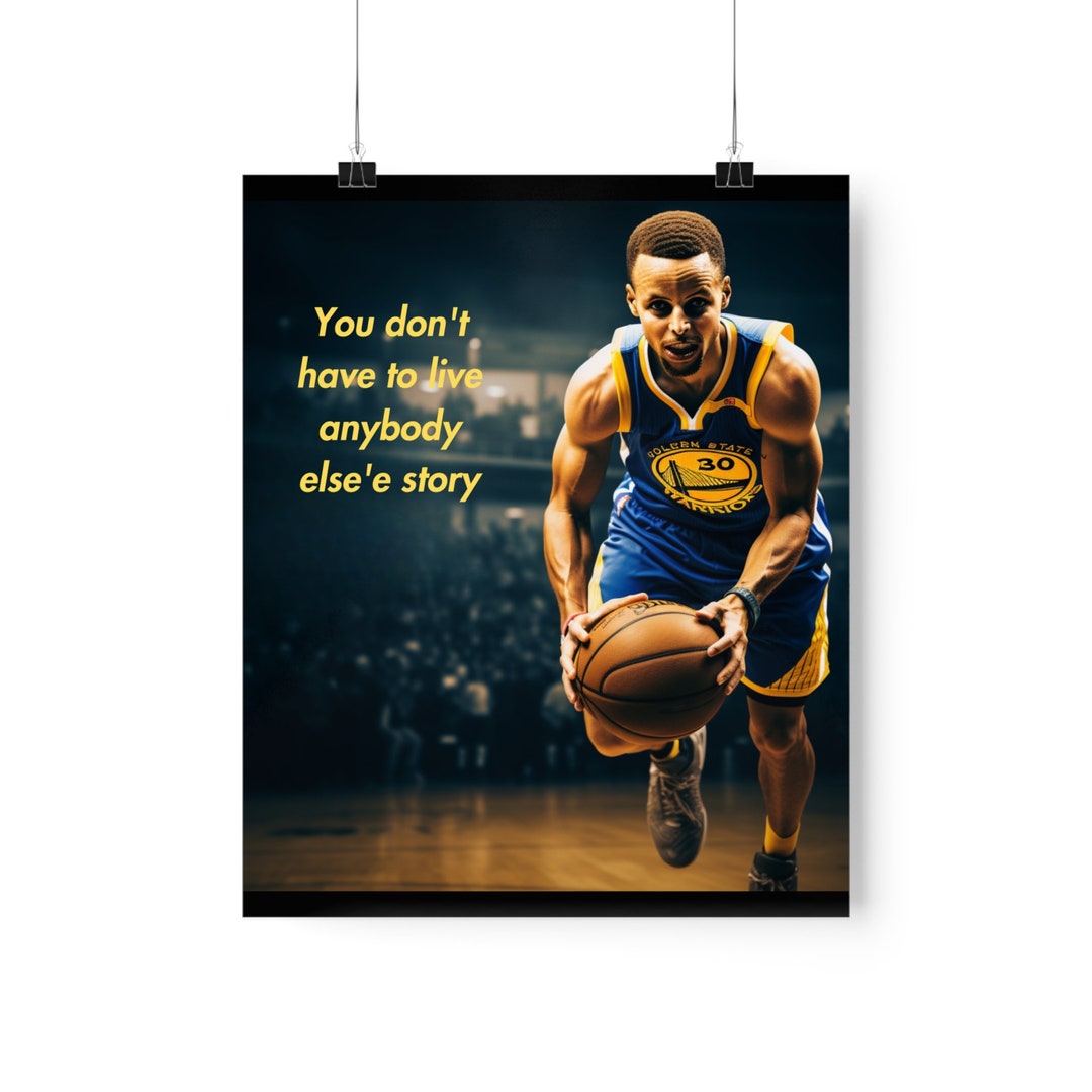Steph Curry Gift , Steph Curry Motivational Quotes, Sports Enthusiast ...