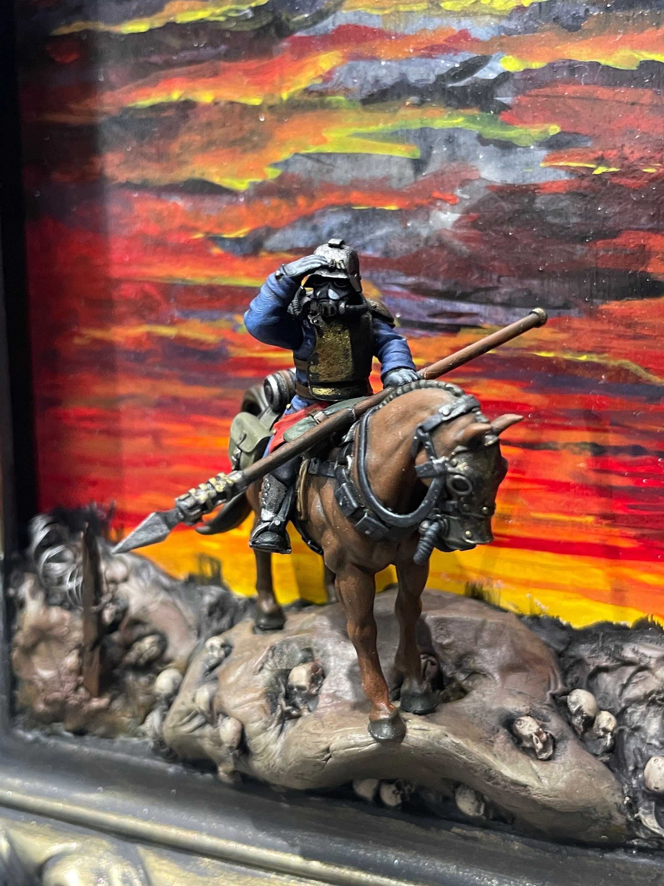 Framed Diorama, Scale Model, Cavalry Model - Etsy