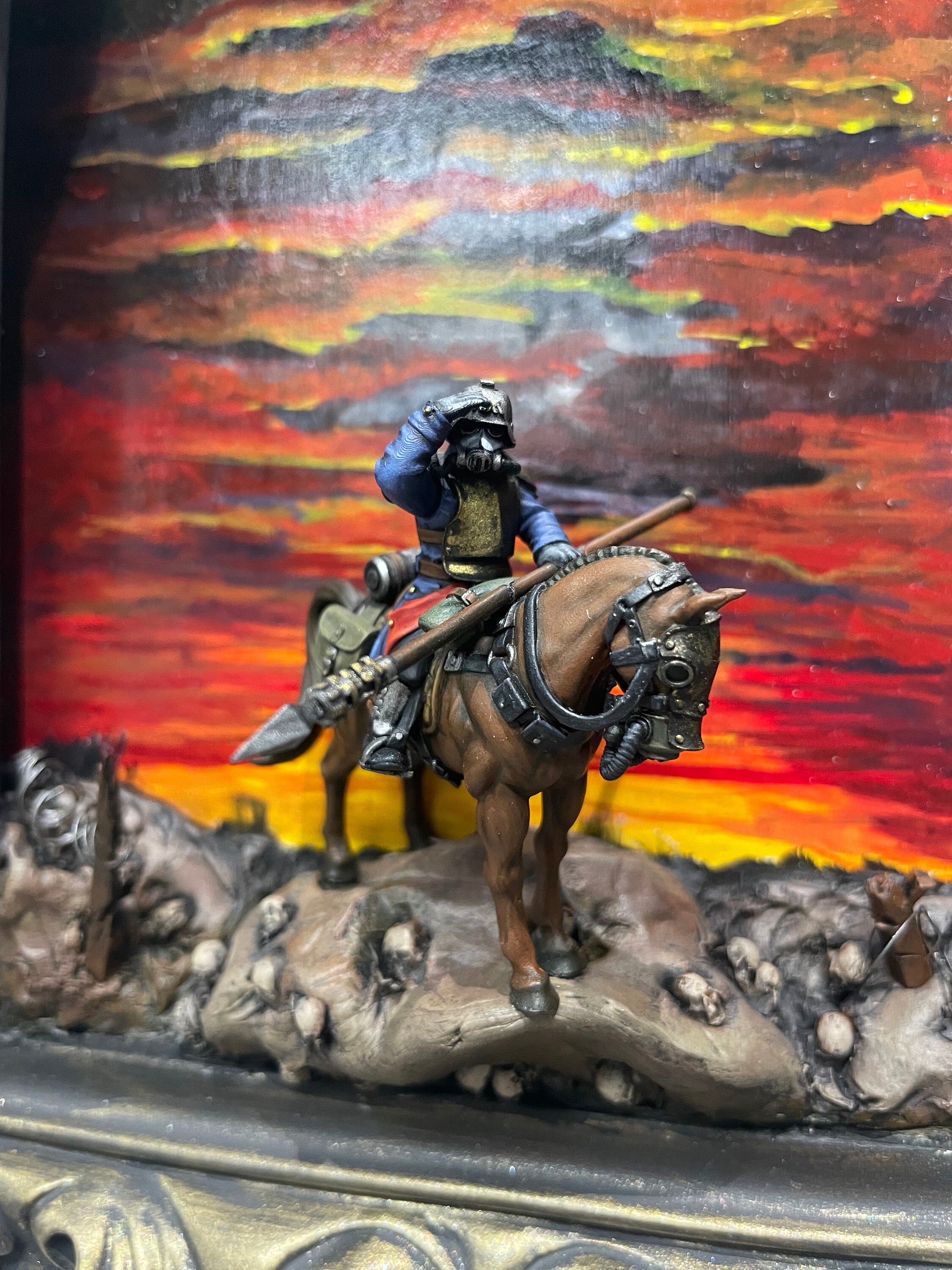 Framed Diorama, Scale Model, Cavalry Model - Etsy