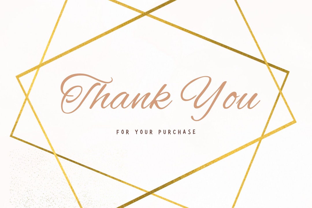 Thank You Printable Card Digital Shapes Design instant - Etsy