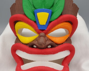 Island Tiki Mask Tiki Costume Totem Masks Luau Mask - Etsy