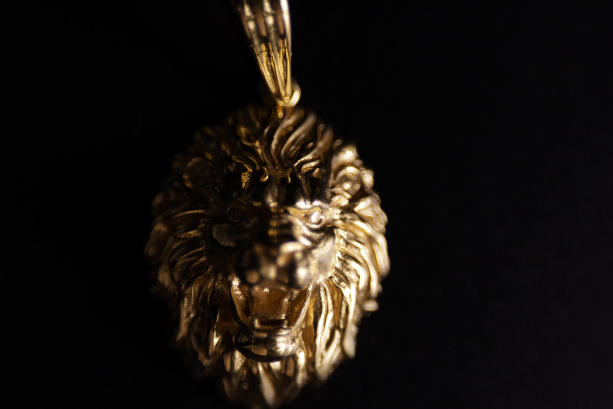 Gold Lion Pendant, Lion of Judah Men Pendant, African Safari Pendant ...