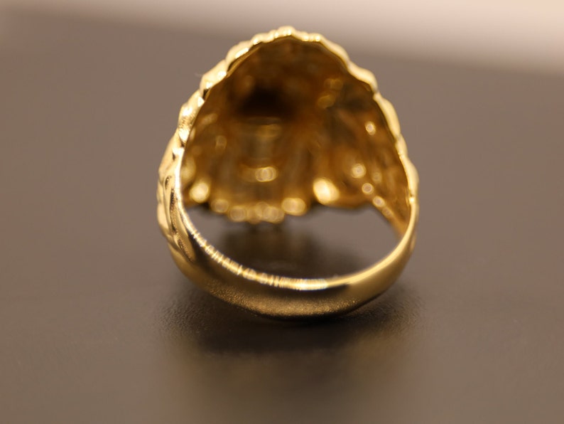 Lion Gold Ring, Wild Animal Ring, Signet Lion Ring, Lion Men's Gold ...