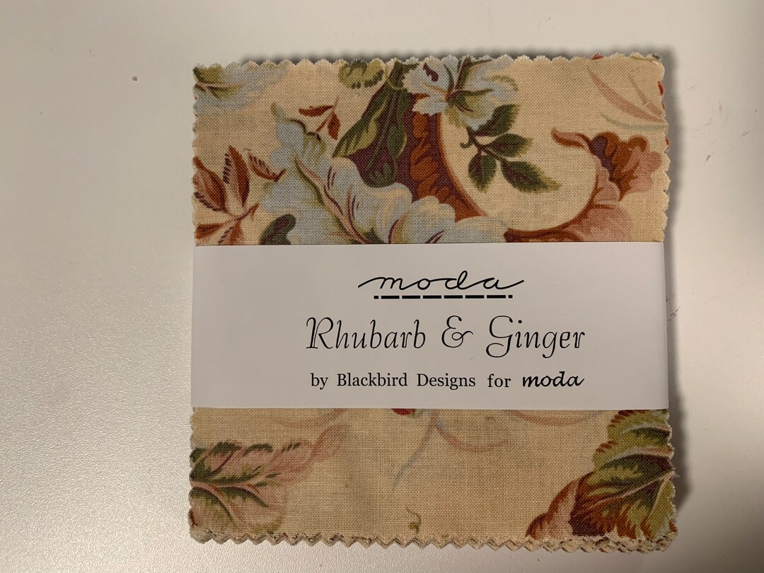 Rhubarb & Ginger by Blackbird Designs for Moda Charm Pack - Etsy