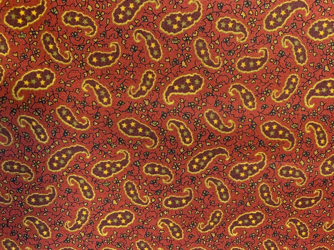 Liberty Star by Kim Diehl for Henry Glass & Co - Beautiful Rusty Red ...