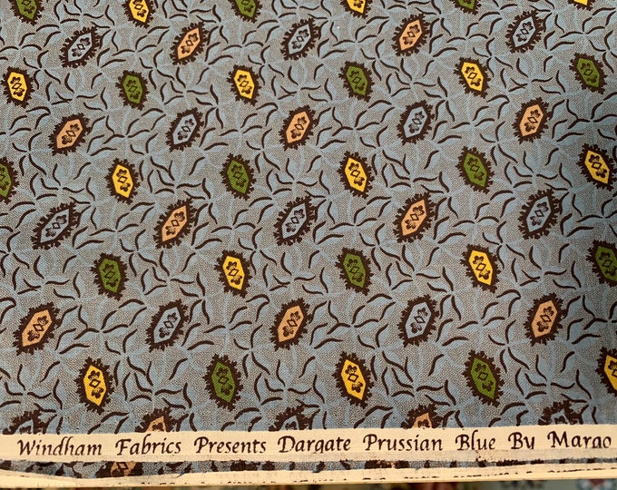 Dargate Prussian Blue by Margo Krager Circa 1830 Fat Quarter - Etsy