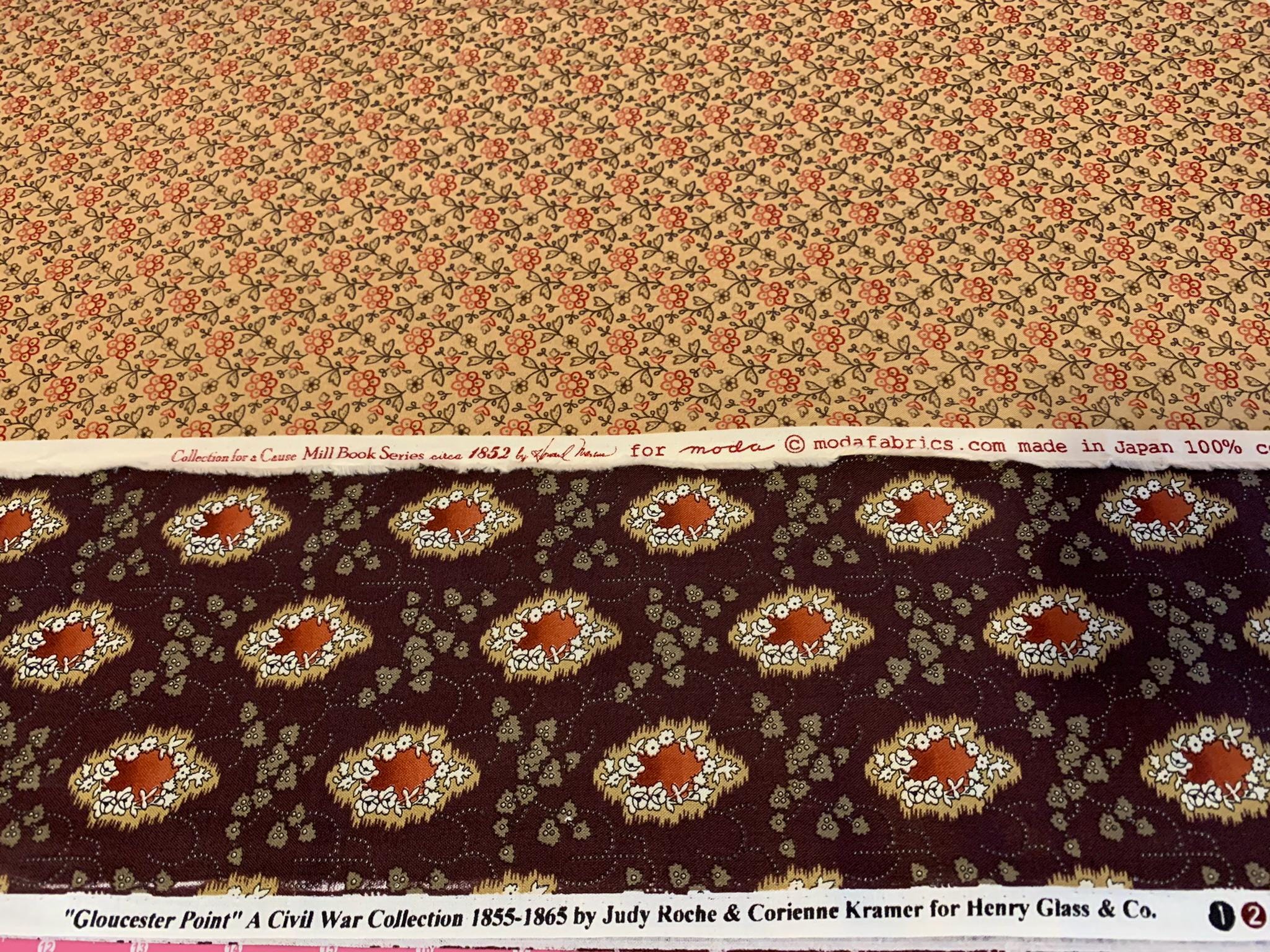 10 Civil War Reproduction Fat Quarters First Anniversary Special - Etsy