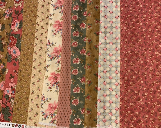 Calico Craze by Brackman & Thompson for Moda 1-1/2 Yards of Fabric - 10 ...