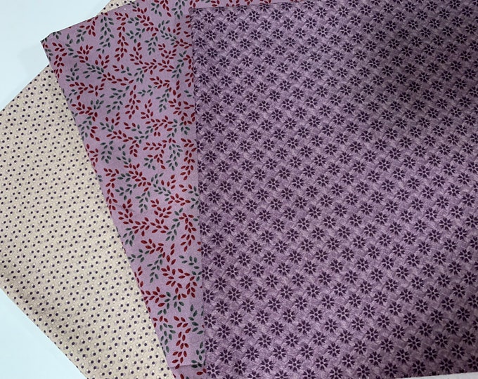 Dargate Violet & Chocolate by Margo Krager Circa 1830 Pattern - Total ...