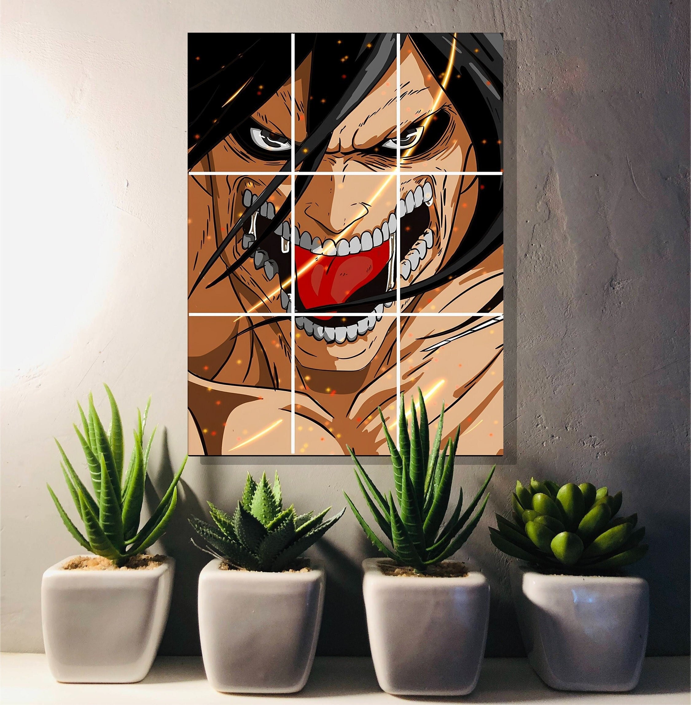 Attack on Titan Poster of Eren Yeager Poster Designs Prints of - Etsy