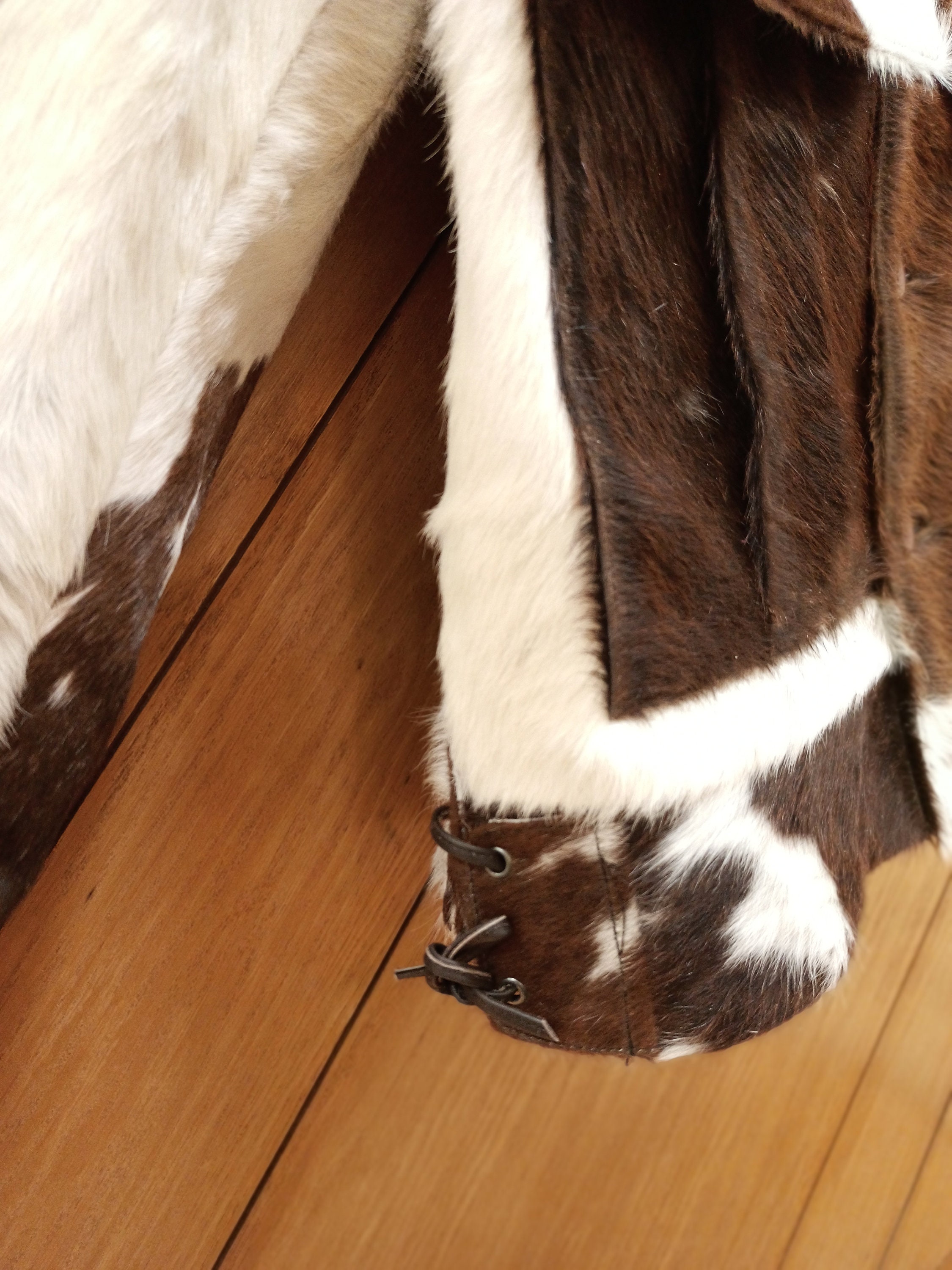 Personalize Your Style Men's Cow Hair Jacket With Genuine Hair-on Pony ...