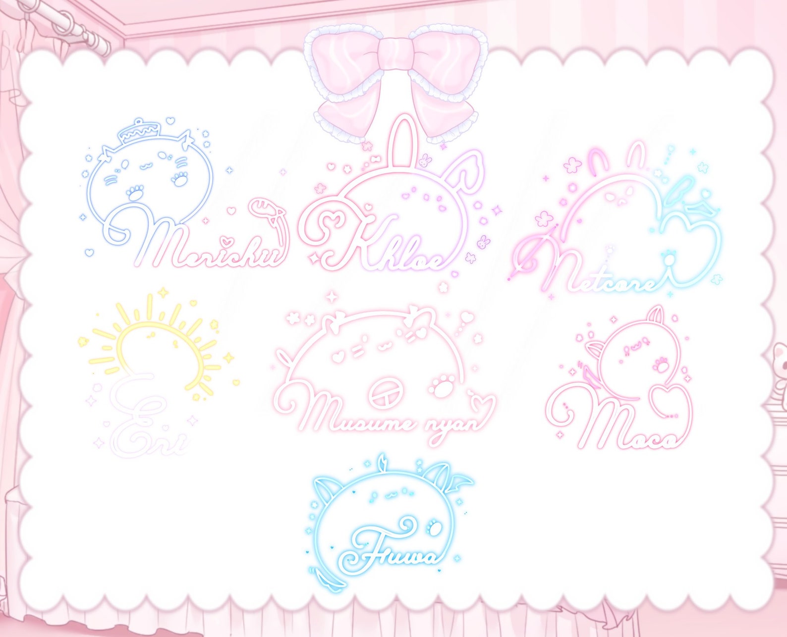 Making a Cute Idol Signature for You ( for Ctubers as Well ) - Etsy