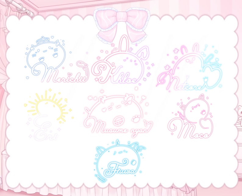 Making a Cute Idol Signature for You ( for Ctubers as Well ) - Etsy