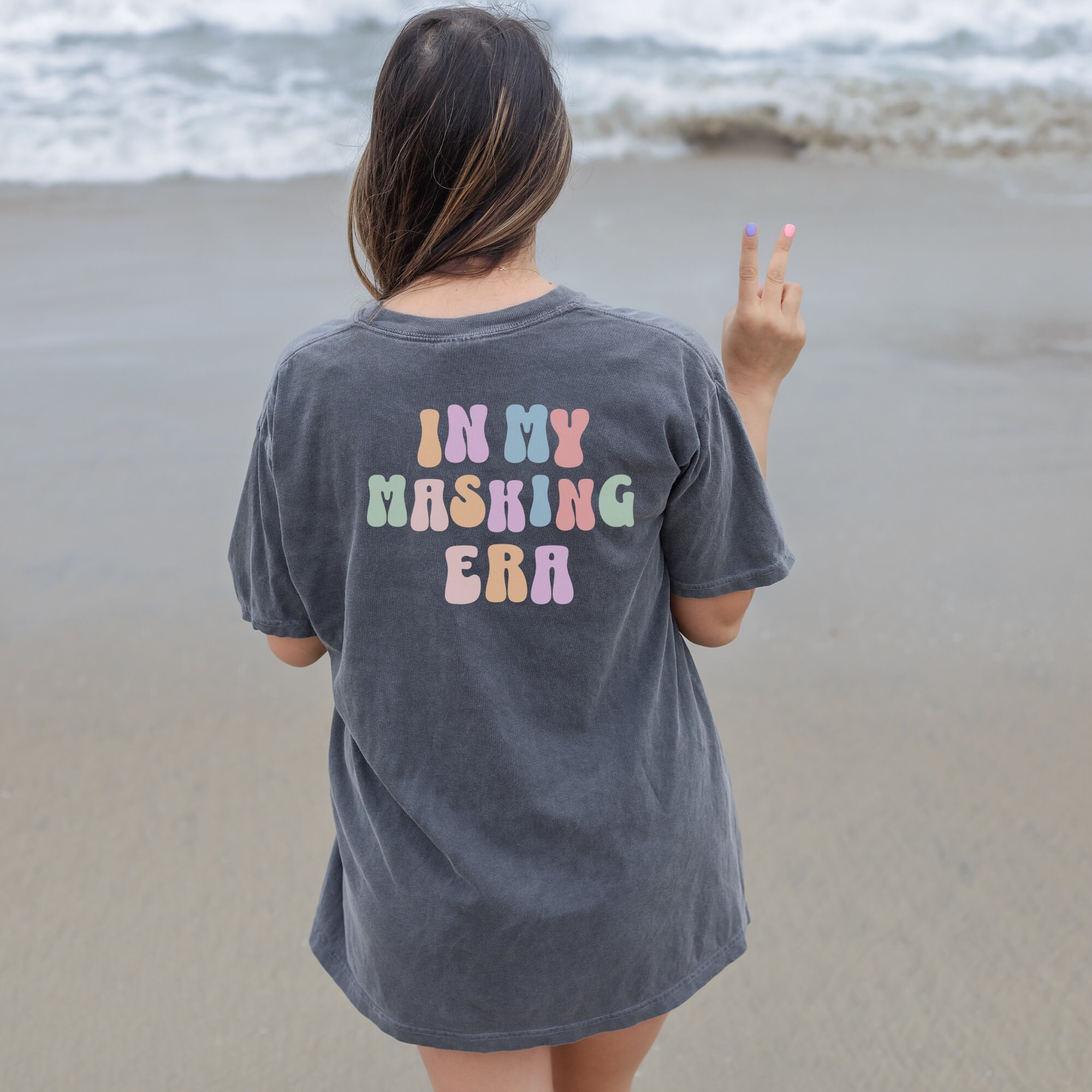 In My Masking Era, Mask up T-shirt, Wear A Mask Shirt, Cute Covid ...