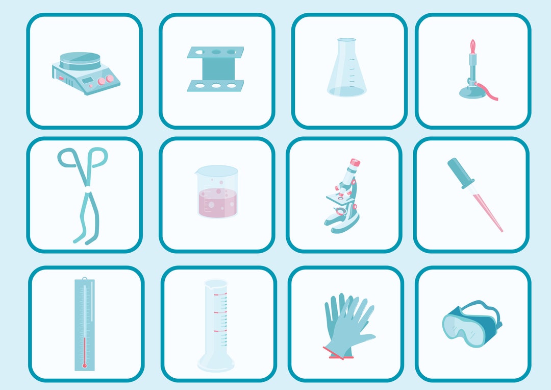 Lab Supplies Flashcards - Etsy
