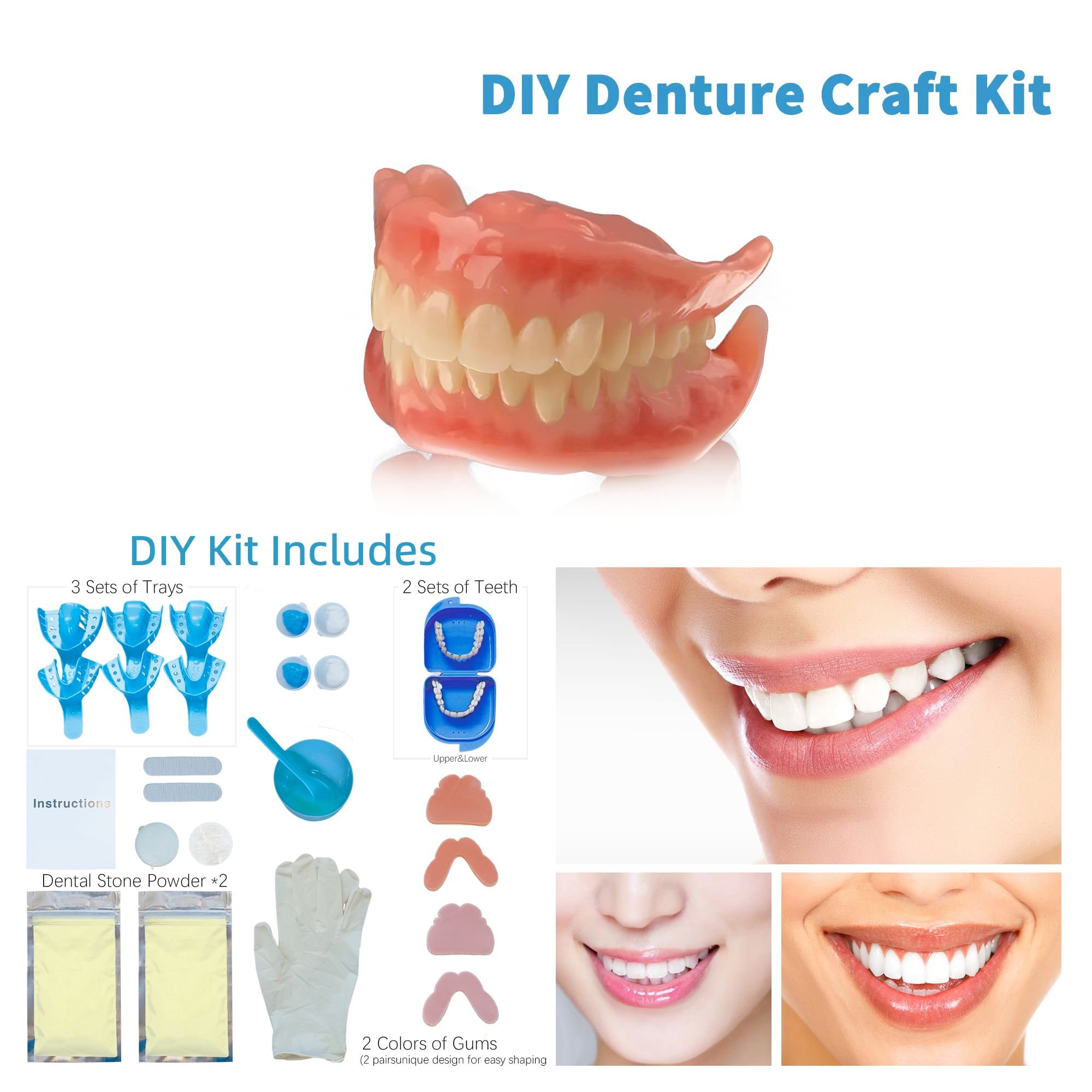 Make Your Own False Teeth Kit