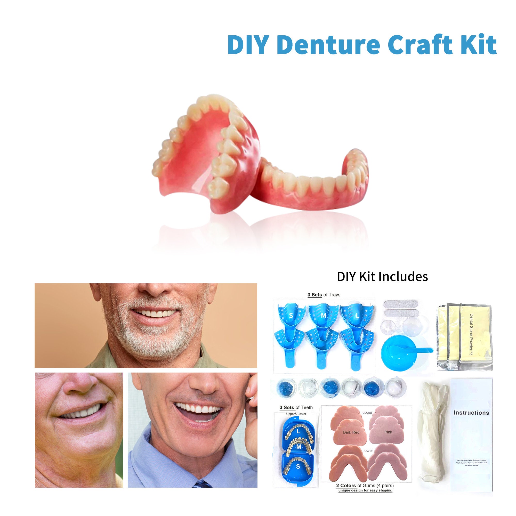 Make Your Own False Teeth Kit