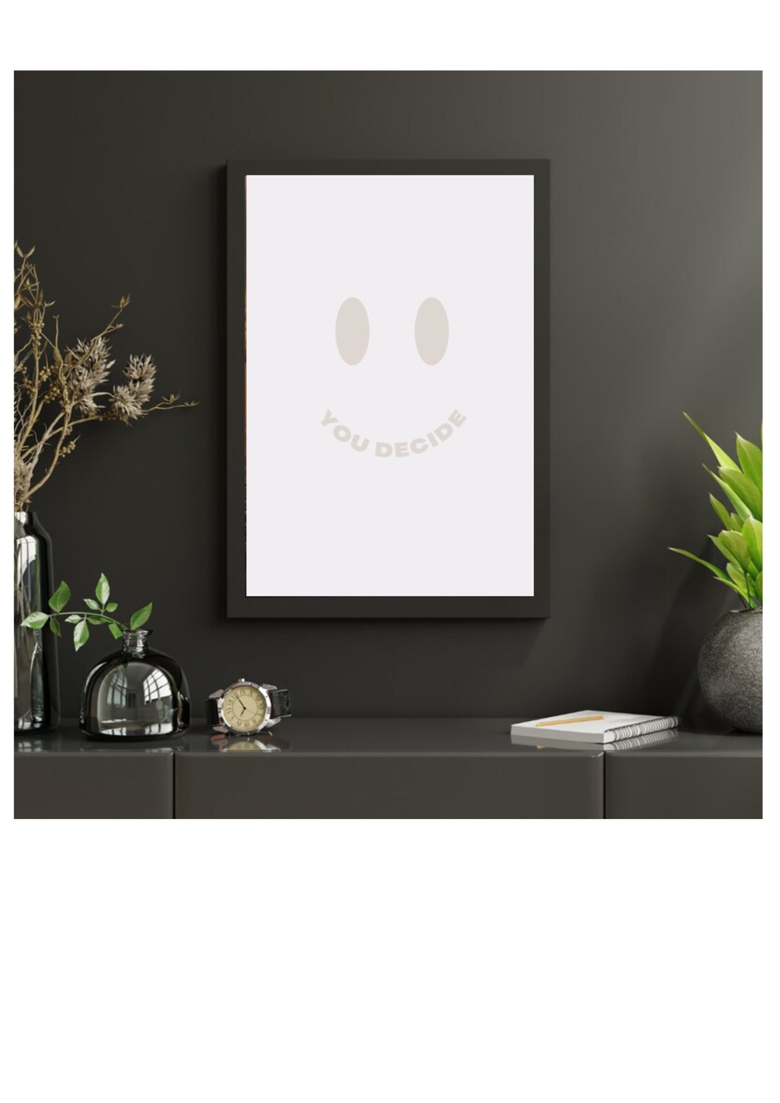 Printable Poster, Downloadable Wall Art Deco, Digital Print, Smile ...