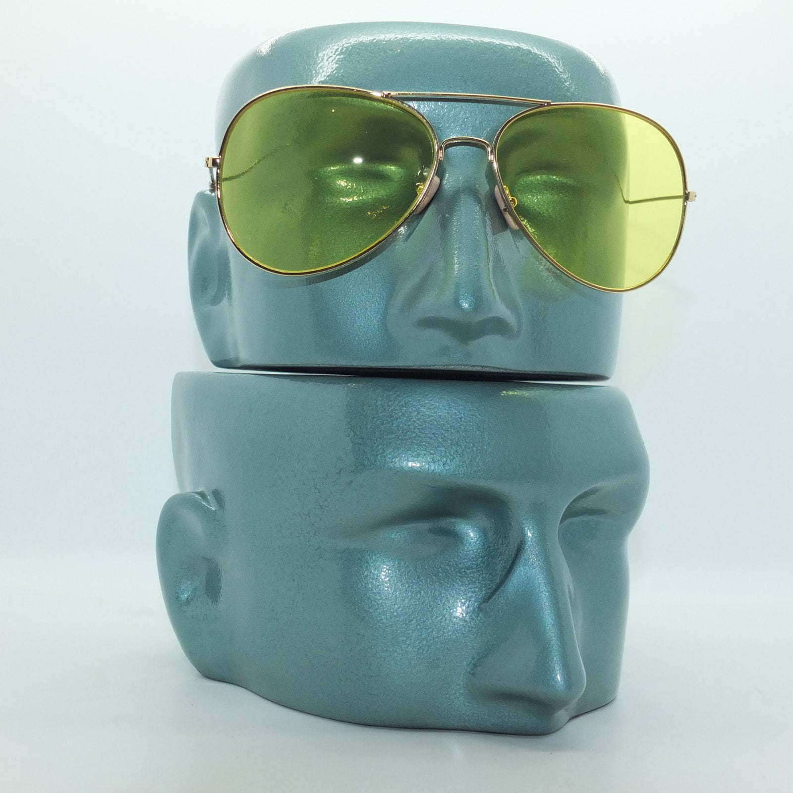 Yellow Lens Aviator Gold Frame Driving Glasses Shades - Etsy