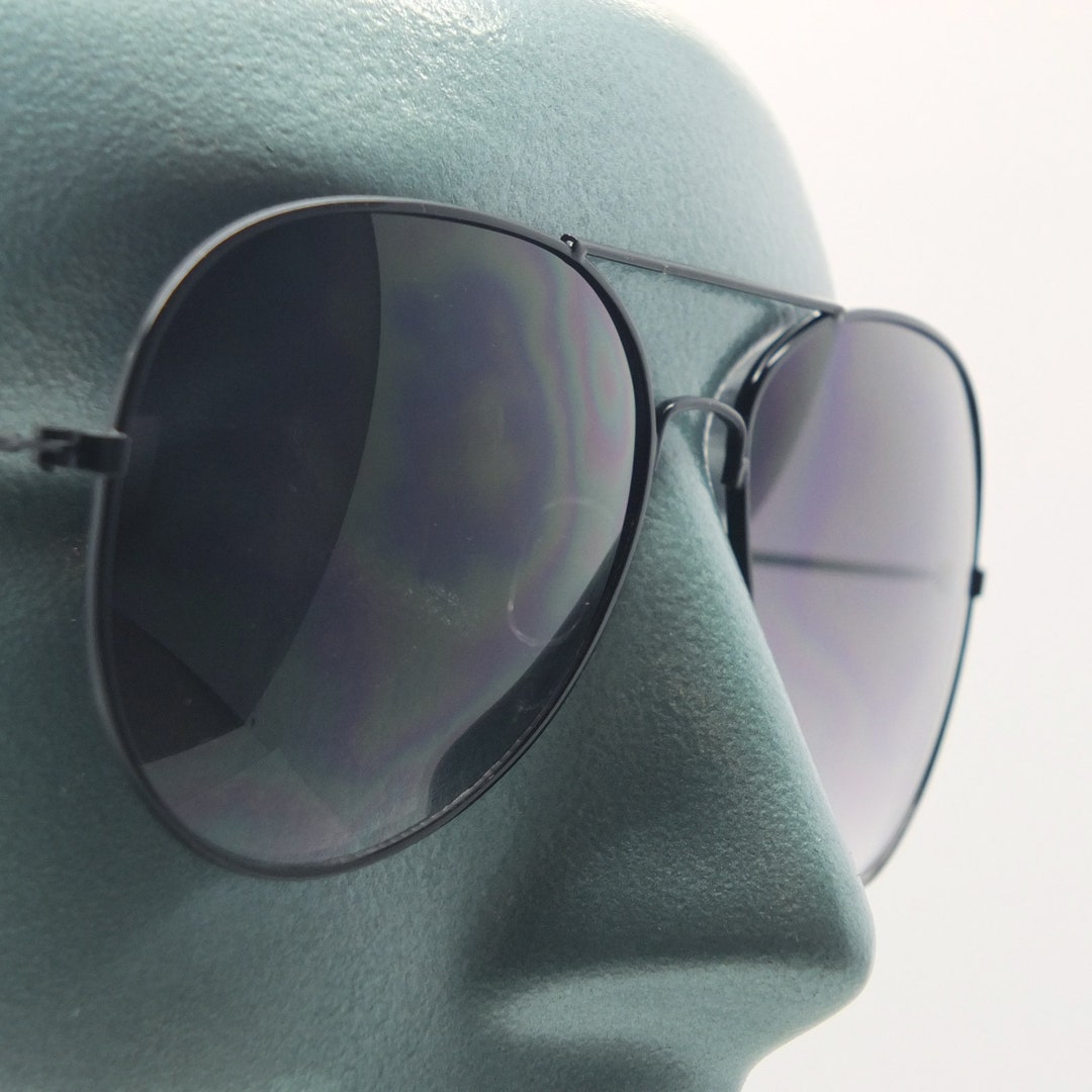 Sunglasses Aviator Black Super Cool Fly Me Color Frame - Etsy